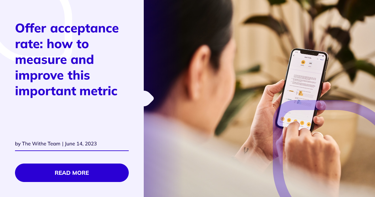 Offer acceptance rate: how to measure and improve this important metric ...