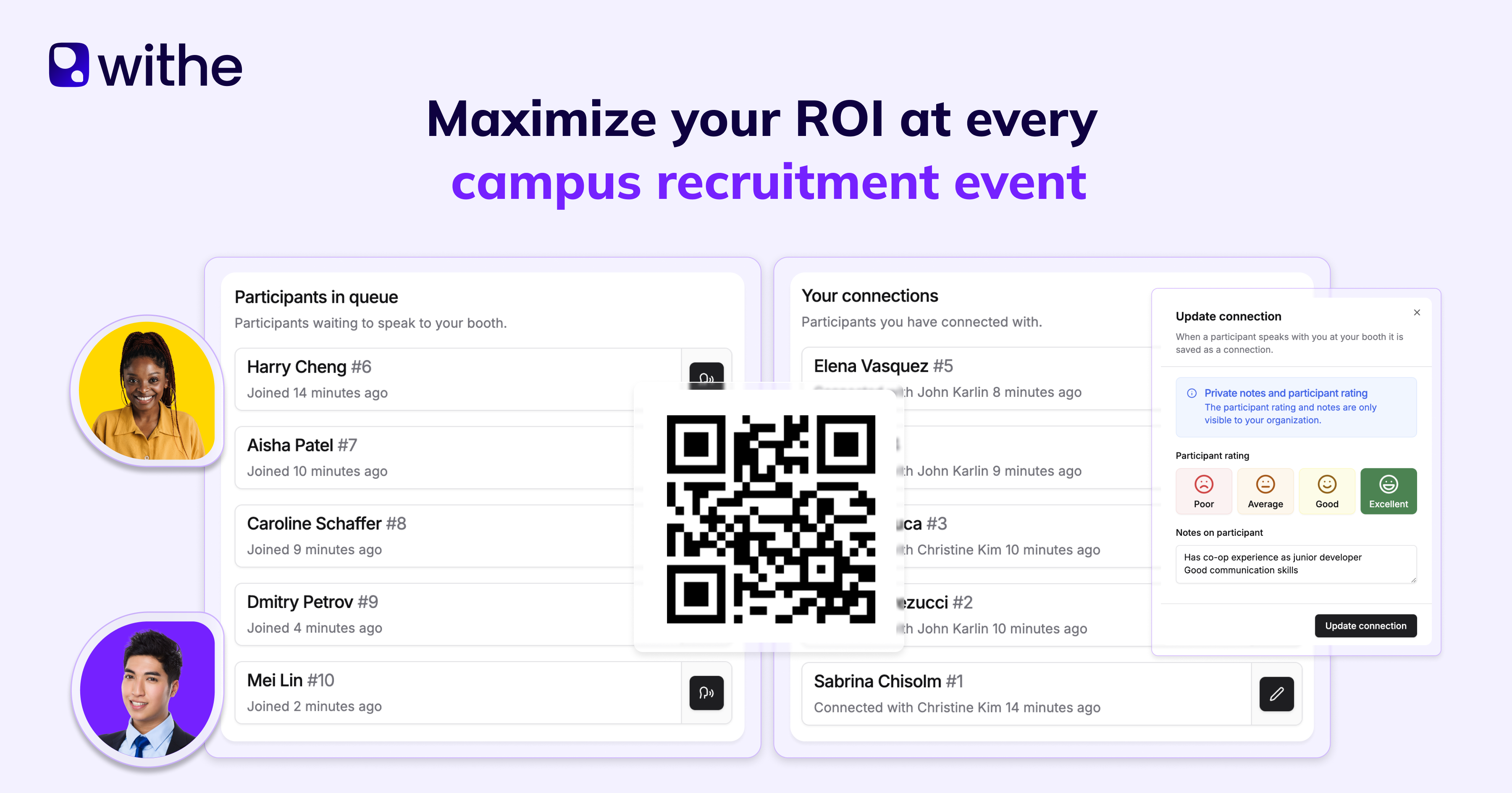 Career Fair Data Capture Platform | Withe TalentSync | Withe